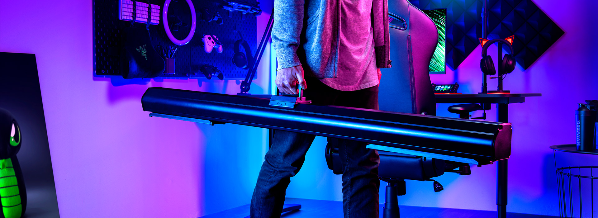 [REVIEW] Razer Blue Screen - fundal retractabil de calitate, pentru ...