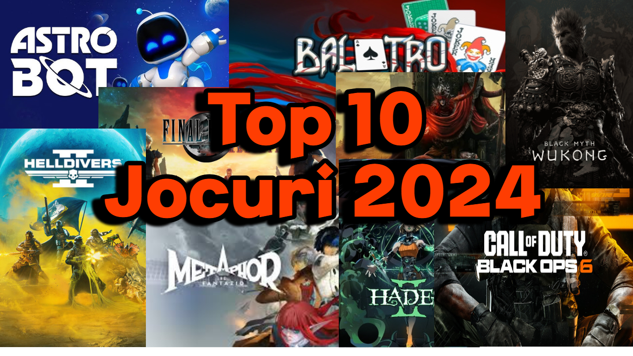 Top 10 Jocuri ale anului 2024 - Overheat.ro